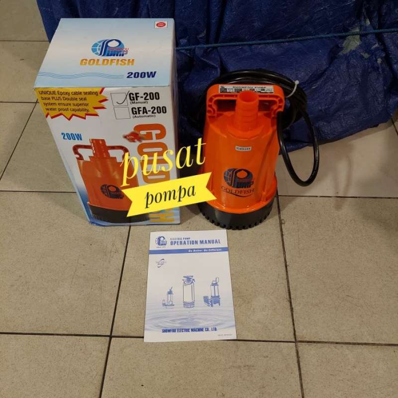 Promo Pompa Celup Showfou/gold Fish Showfou Gf-200 Manual Diskon 23% Di Seller Specta Store ...