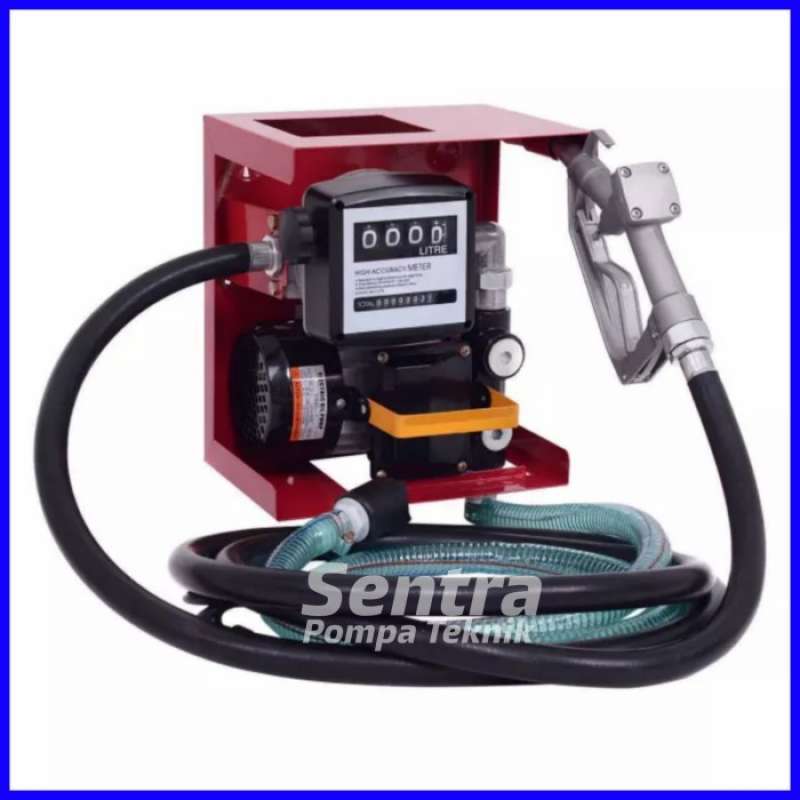 Promo Pompa Minyak Pompa Solar Fuel Pump Dispenser Lengkap Set 60lpm ...