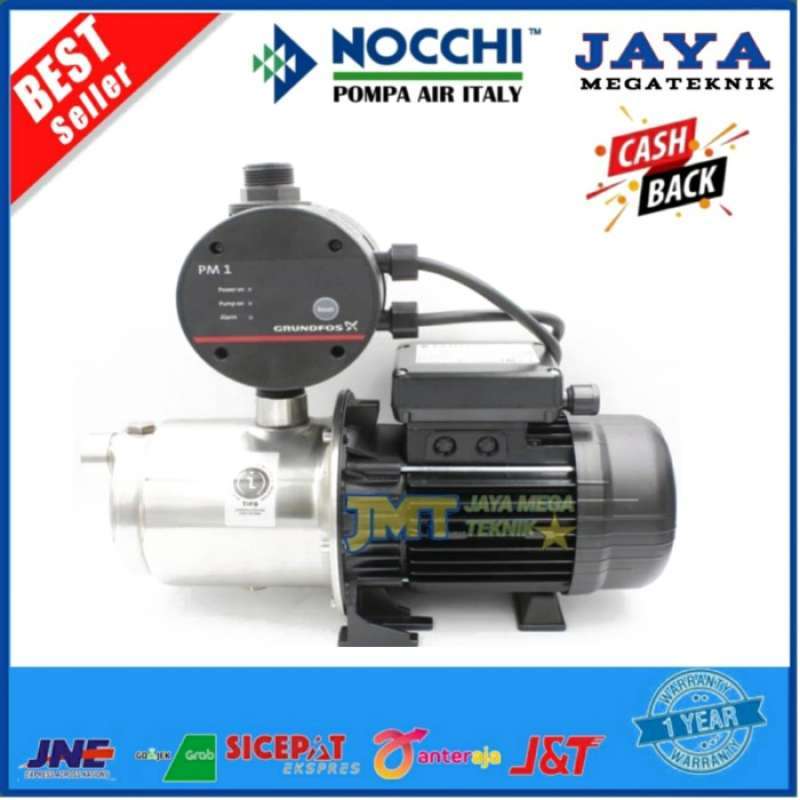 Promo Pompa Multistages Booster Pentair Nocchi Evo 3-50m+grundfos Pm1 Italy Diskon 23% Di Seller ...