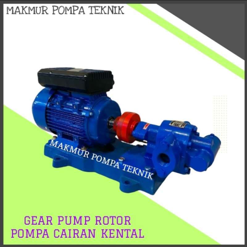 Promo Gear Pump Rotor Rk 55 Pompa Cairan Kental Minyak 55lpm 1.5 2hp ...
