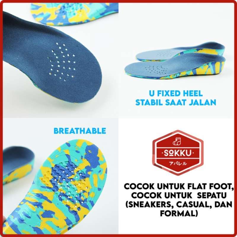 Jual Kids Flat Foot Orthopedic Insole Arch Support Tapak Kaki Rata Anak ...