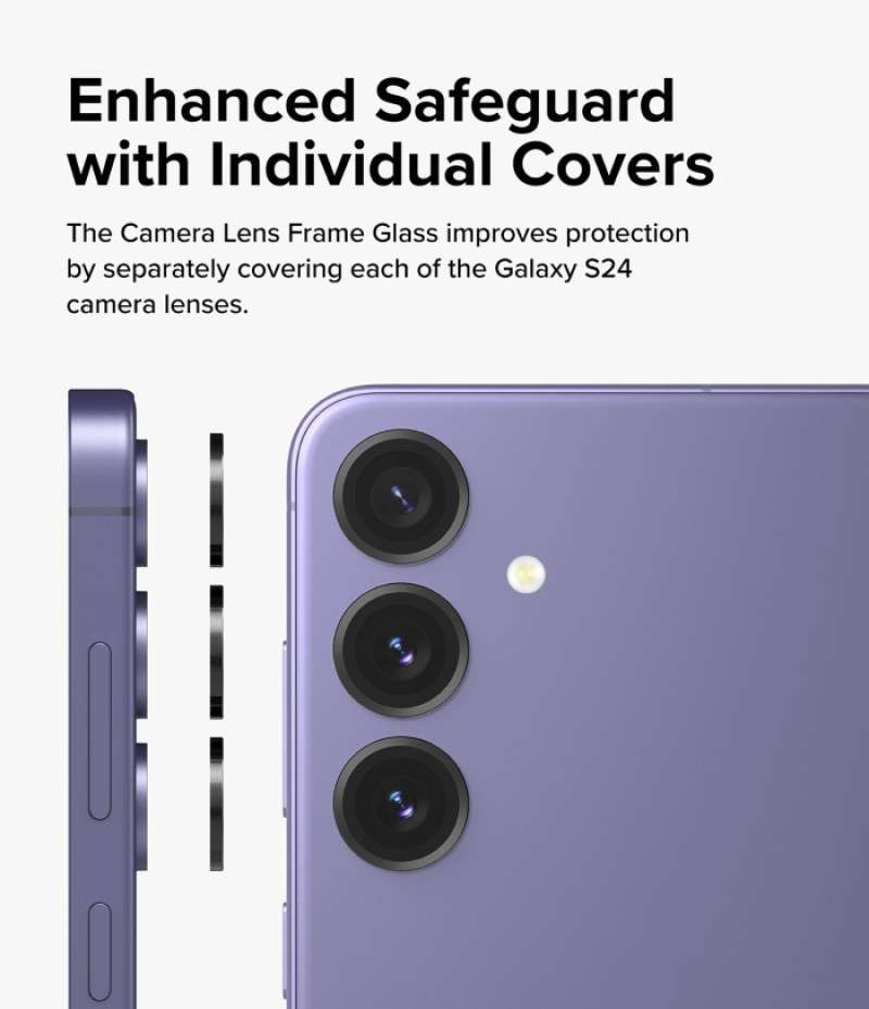 Promo Samsung Galaxy S24 Ultra Plus Tempered Glass Kamera Lens Frame ...