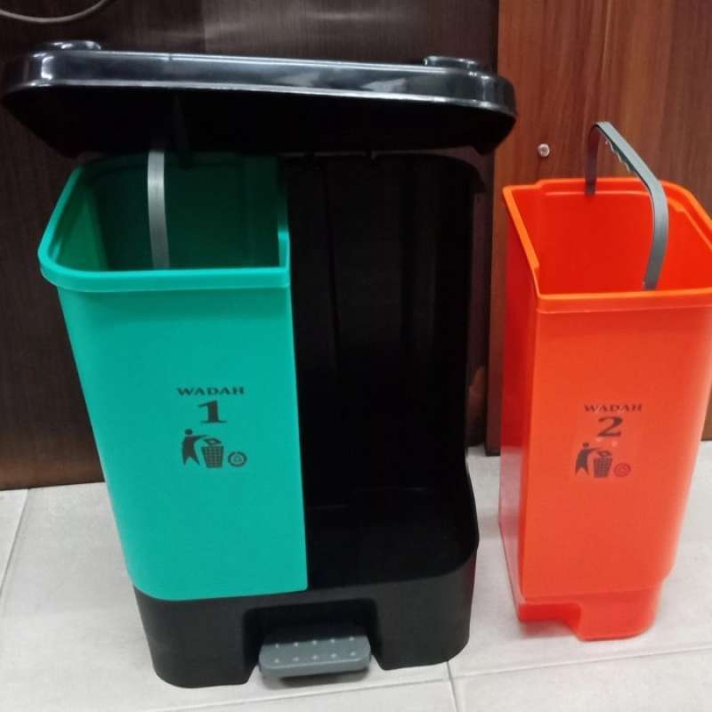 Promo Tempat Sampah Injak Dua Wadah 20 Liter Bak Ember Keranjang Sampah ... Promo Tempat Sampah Injak Dua Wadah 20 Liter Bak Ember Keranjang Sampah ...