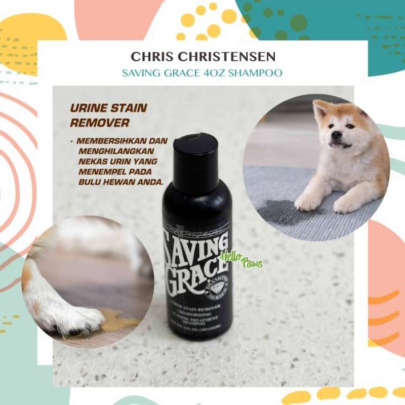 Promo Chris Christensen Saving Grace Urine Stain Remover 4oz Shampoo ...