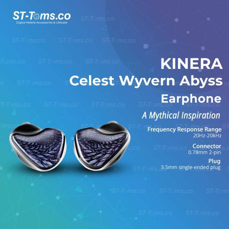 Jual Kinera Celest Wyvern Abyss 10mm Lcp Dynamic Driver In-ear Monitor ...