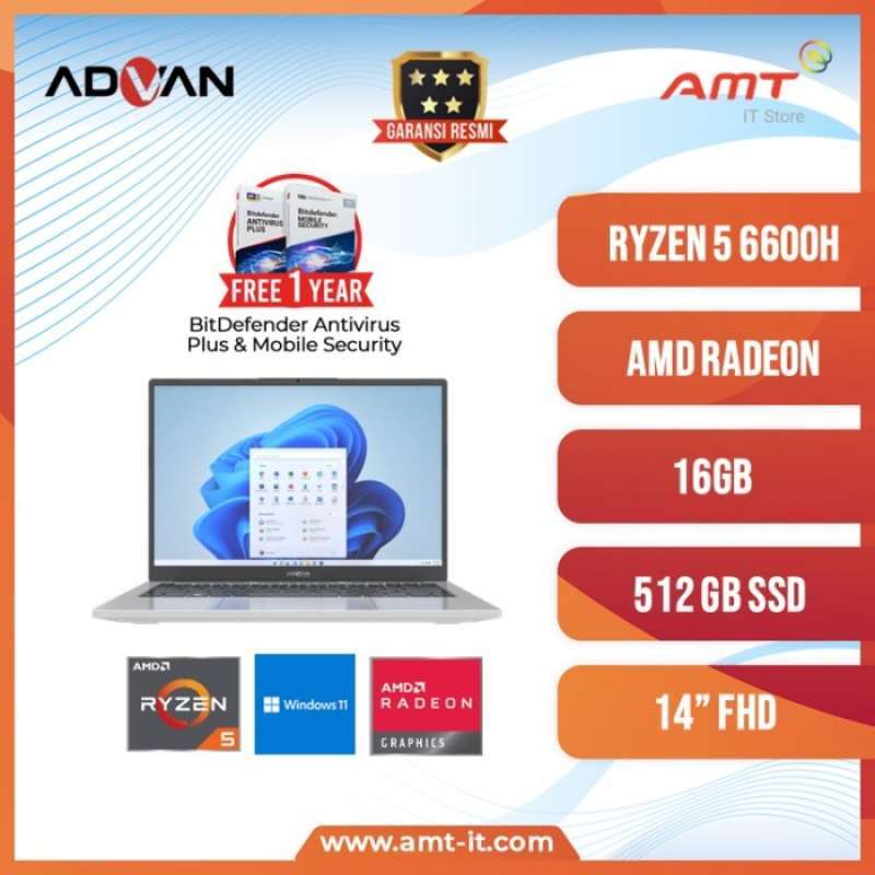 Promo Advan Laptop Workplus Ryzen 5 Diskon 13% Di Seller Amt It ...