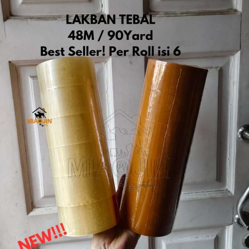 Jual Lakban Bening / Coklat Selasiban Perekat Selotip Kuning Lem Tape ...