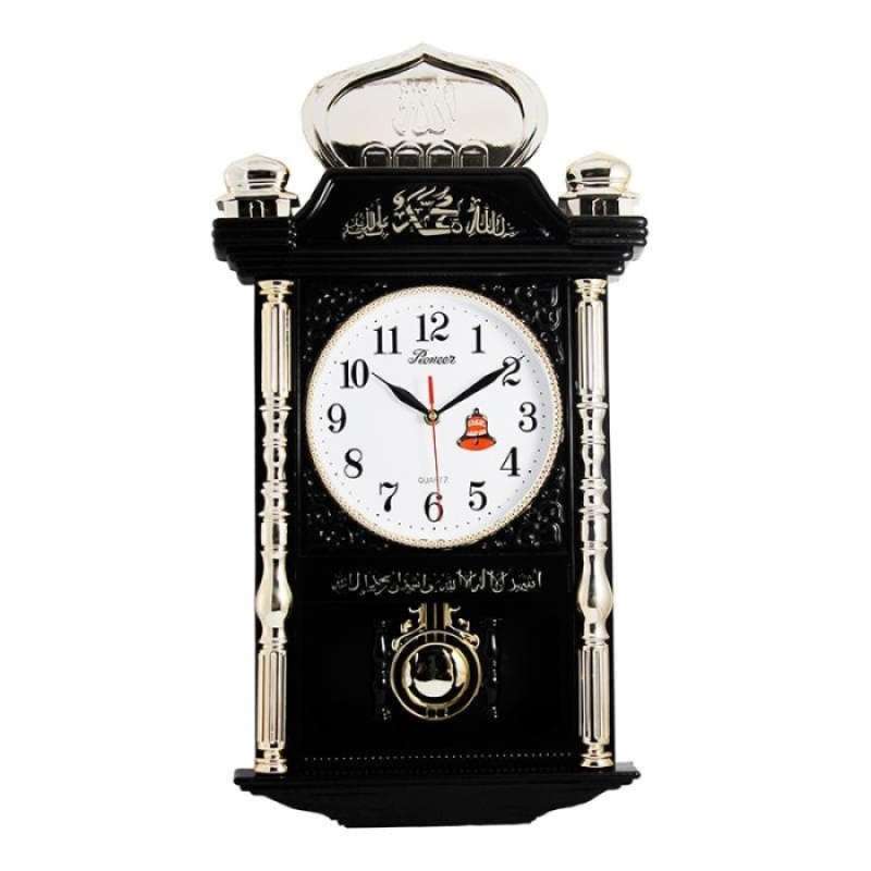 Promo Jam Dinding Pioneer Kaligrafi Bunyi Melody Setiap Jam Bandul ...