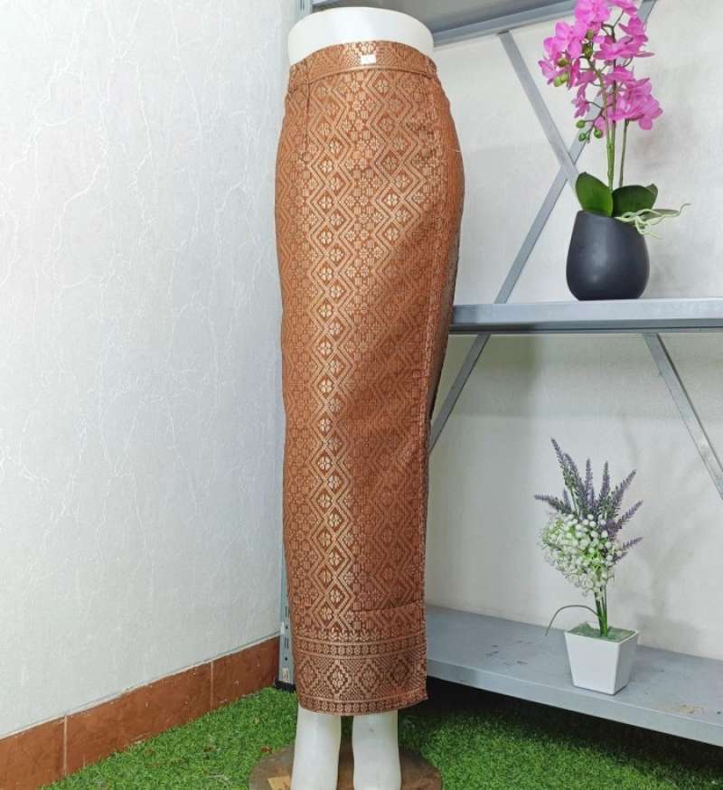 Jual Rok Songket Span Motif Terbaru Rok Songket Instan Atau Langsung Pakai Di Seller Winter ...