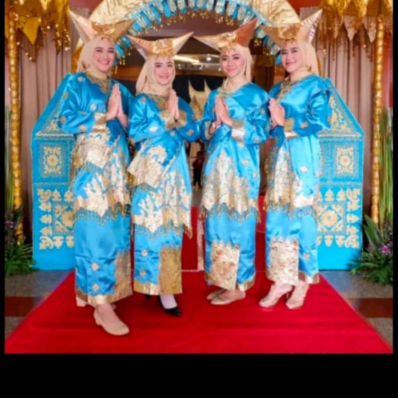 Jual Set Baju Tari Pasambahan Persembahan Adat Padang Minang Wanita ...