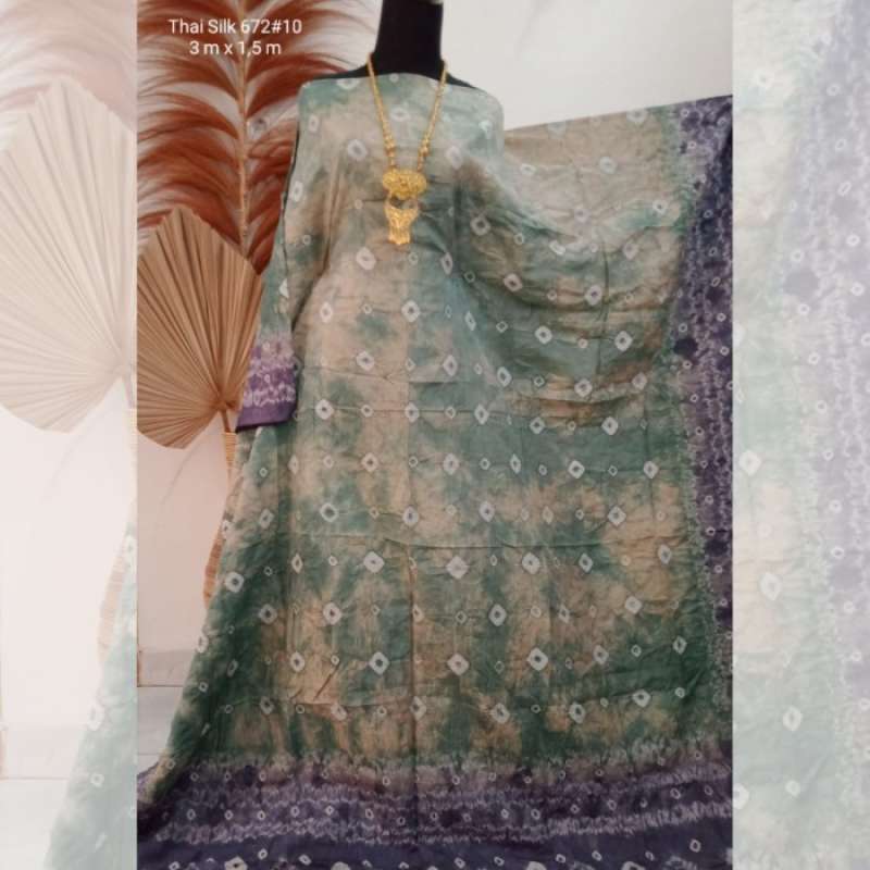 Jual Kain Jumputan Palembang 3 Meter Bahan Dasar Batik Handmade - Warna ...