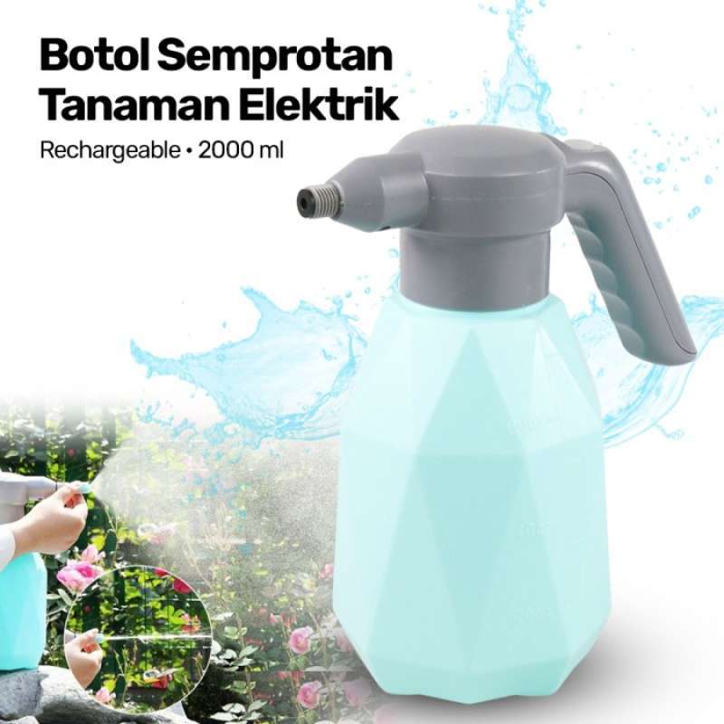 Promo Semprotan Botol Tanaman Elektrik Usb Otomatis Spray Recharge ...