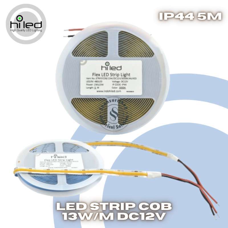 Jual Hi Led Lampu Strip Cob 480 Led Flex Led Strip Light 13w/m Dc12v ...