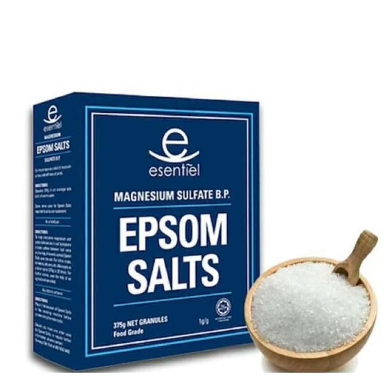 Jual Produk Garam Esentiel Magnesium Sulfate 375 Gram Epsom Salts 375g ...