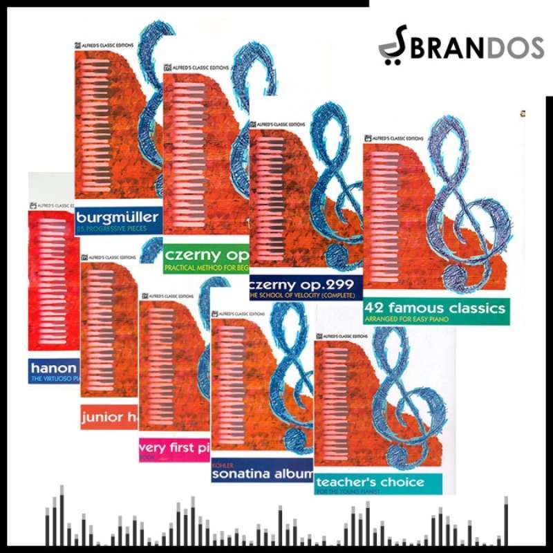Promo Buku Musik Belajar Lagu Piano Latihan Jari Alfred's Classic ...