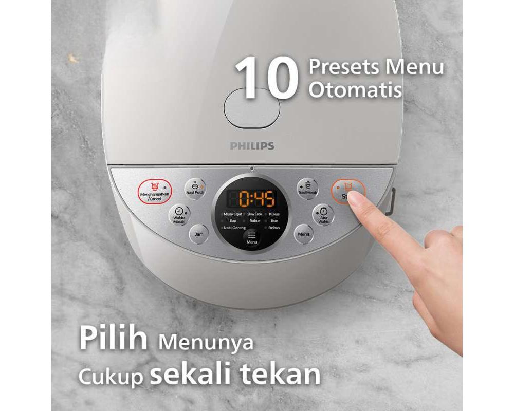 Promo Philips Digital Rice Cooker Hd4515/30 1.8 L Diskon 35% Di Seller ...