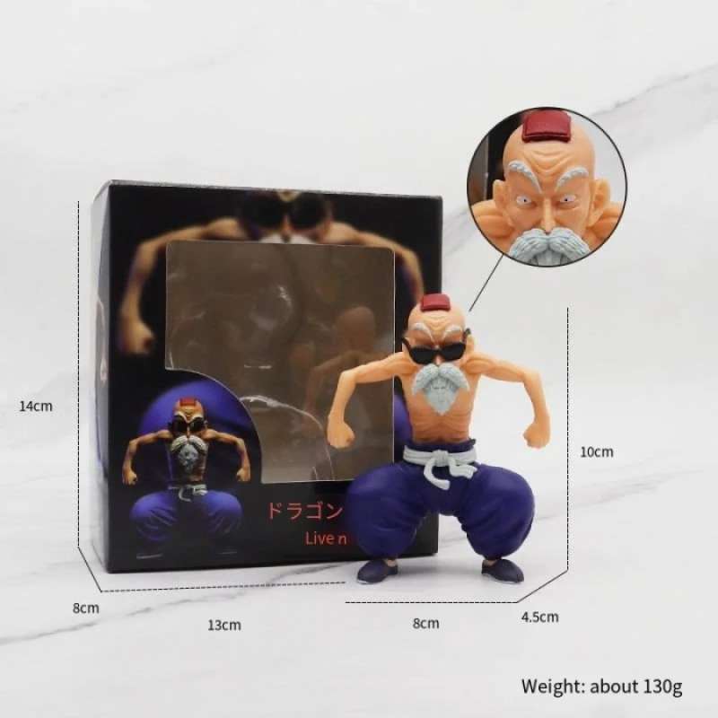 Promo Master Roshi Kamesennin Dragon Ball Action Figure - E +-10cm Box ...