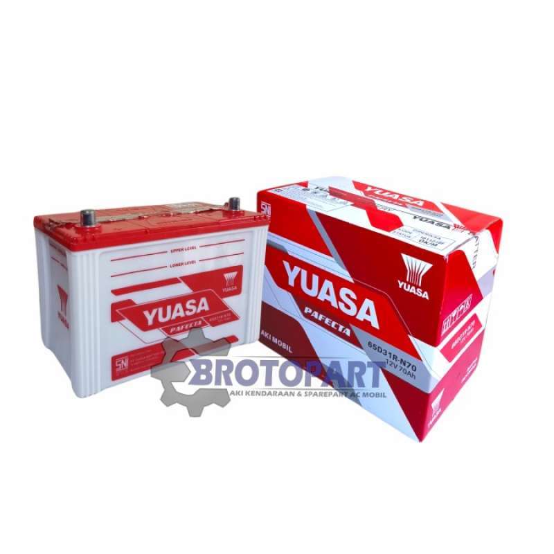 Promo Aki Mobil Yuasa N70 Pf 65d31r 12v 70ah Original Accu Basah Diskon 23% Di Seller Zuma ...