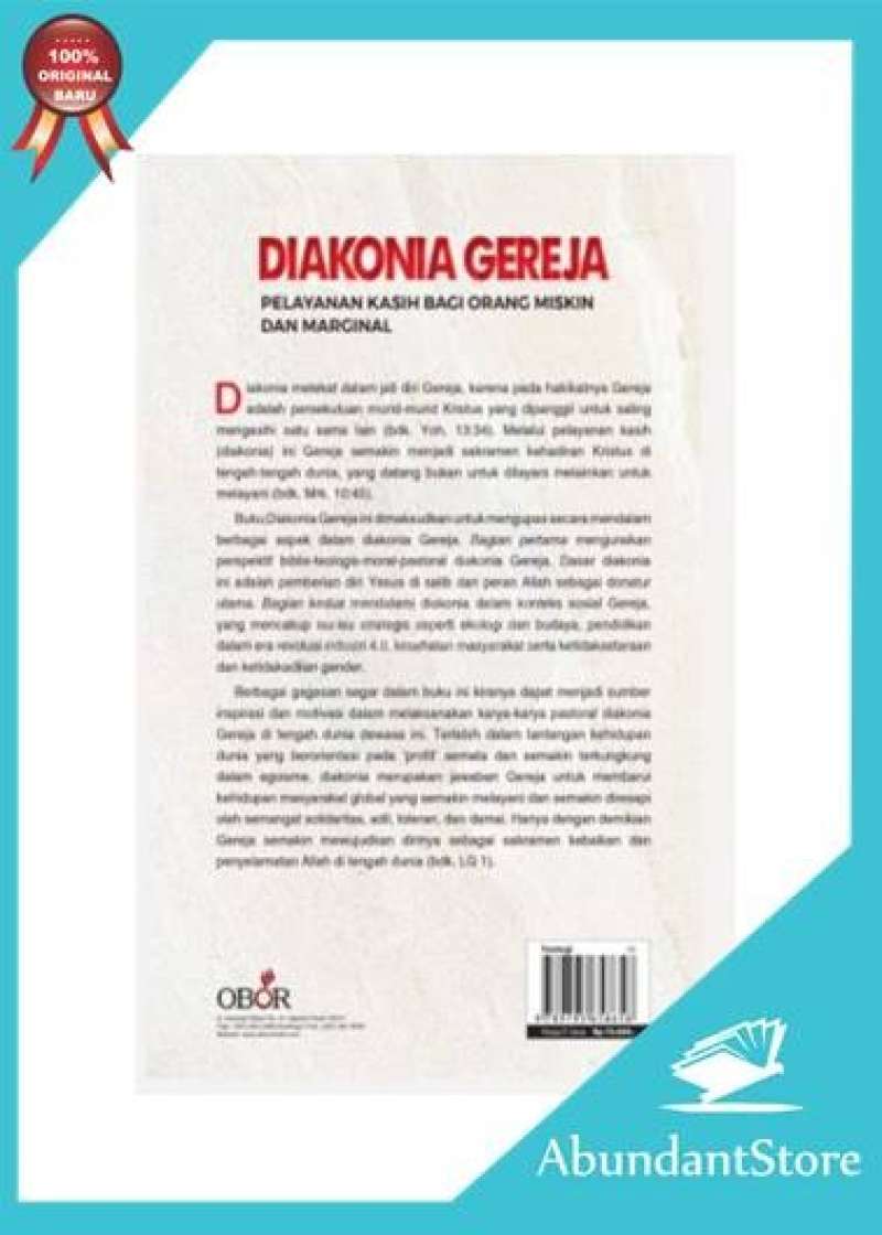 Promo Buku Diakonia Gereja - Pelayanan Kasih Bagi Orang Miskin Dan Marginal Diskon 23% Di Seller ...