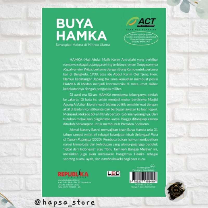 Promo Buku Novel Biografi Buya Hamka - Serangkai Makna Di Mihrab Ulama Diskon 23% Di Seller ...