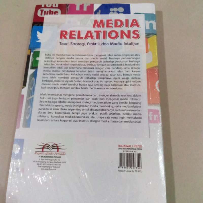 Promo Buku Media Relations Iswandi Syafputra Rajagrafindo Diskon 23% Di ...