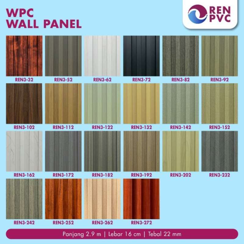 Jual Ren Pvc - Wall Panel Wpc | 3d Wood Panel Wpc 2cm - Ren3-32 Di ...