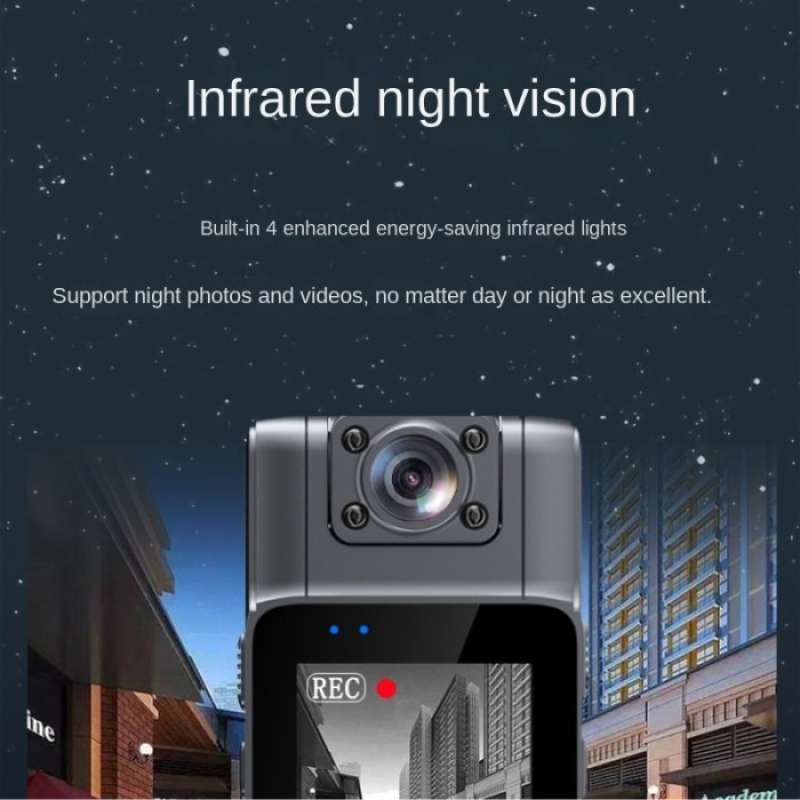 Promo Kamera Mini Full Hd 1080p Body Cam Jozuze Rotating Lens 1000mah ...