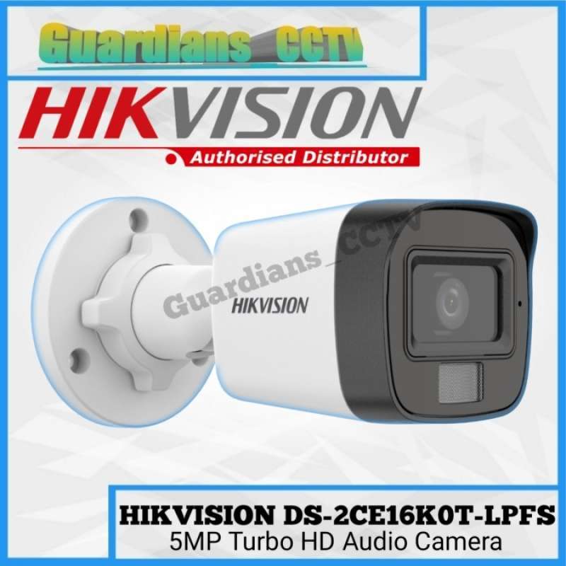 Promo Kamera Cctv Outdoor Hik 5mp Audio Ds-2ce16k0t-lpfs Infrared ...