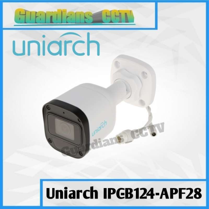 Promo Uniarch Ipc-b124-apf28 4mp Audio Mini Fixed Bullet Network Camera ...