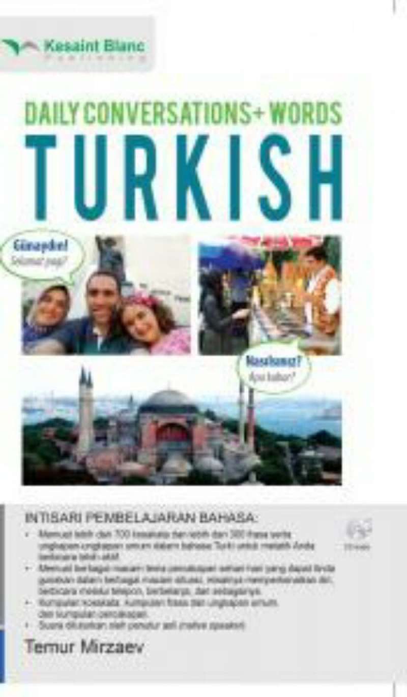 Promo Belajar Bahasa Turki Daily Conversation + Words Turkish + Cd ...
