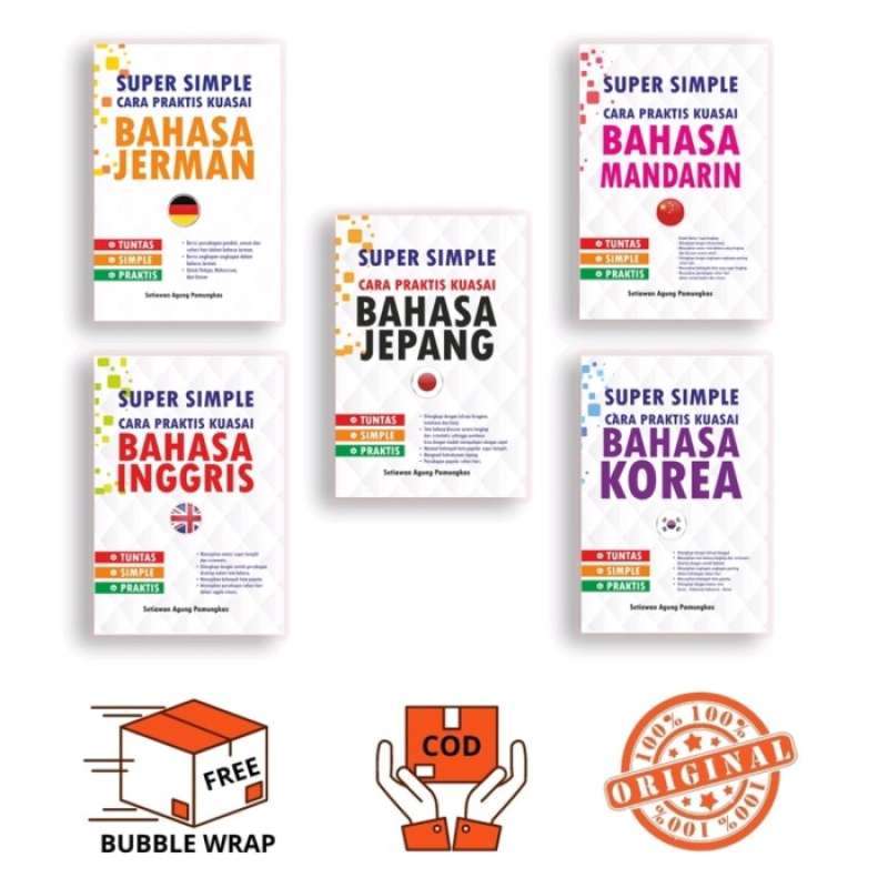 Promo Buku & Simple Bahasa Mandarin, Jepang, Korea Dan Bahasa Inggris Diskon 23% Di Seller ...