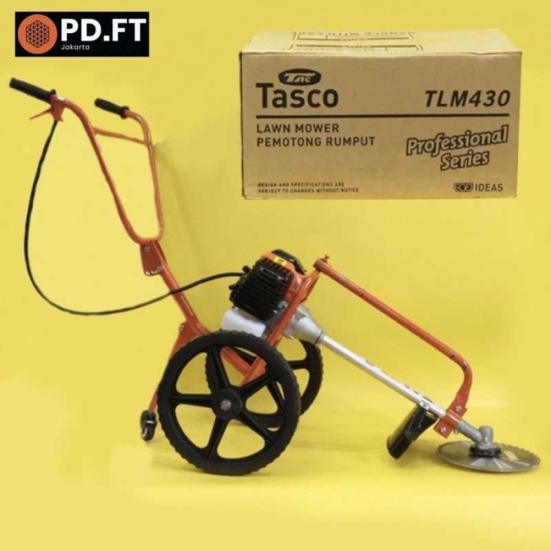 Promo Mesin Potong Rumput Dorong / Lawnmower Tasco Tlm 430 Diskon 23% ...