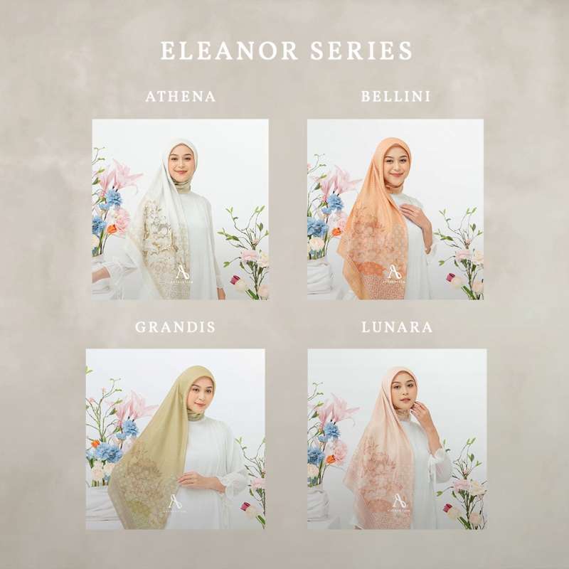 Jual Authentism Id Eleanor Series Scarf Original Kerudung Segi Empat ...