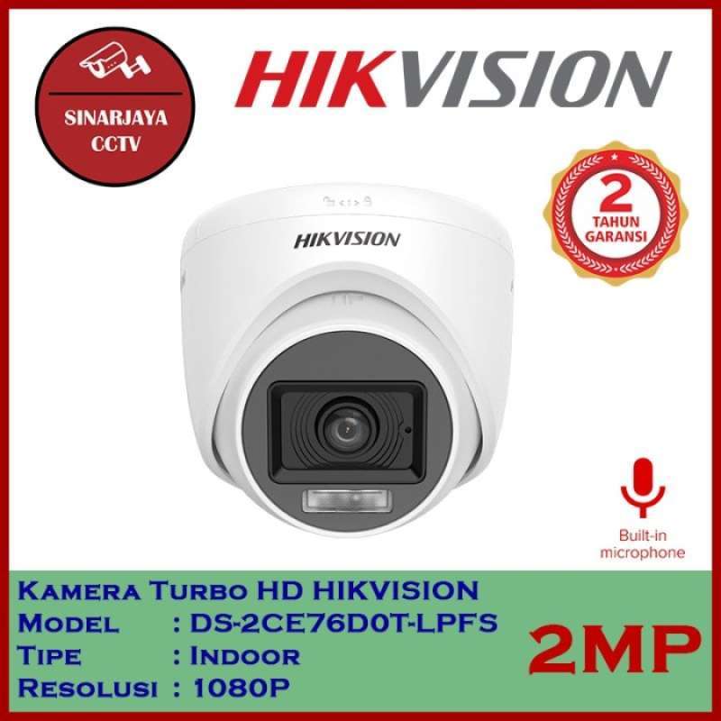 Promo Camera Cctv Indor-outdor 2mp Dual-light Ds-2ce76-16dot-lpfs ...