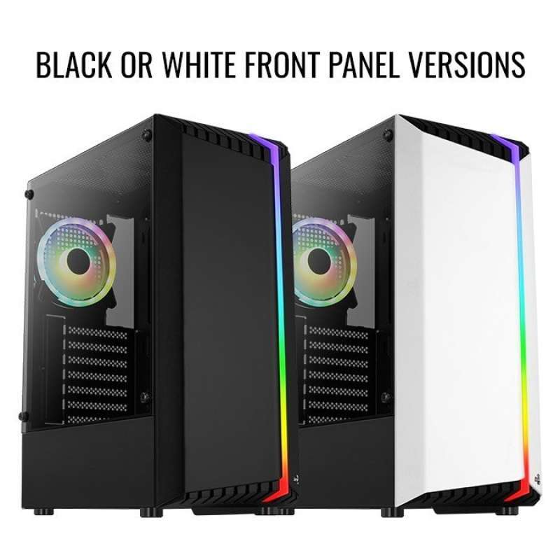 Promo Aerocool Bionic Rgb Mid Tower Case Tempered Glass Diskon 23% Di ...