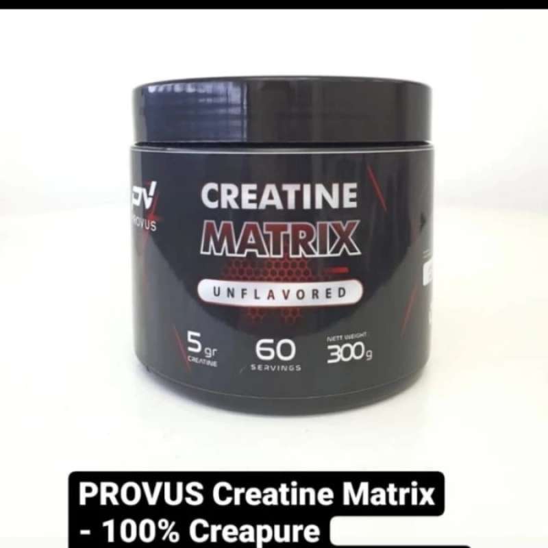 Promo Provus Creatine Matrix 300 Gram 60 Servings Free Shaker Diskon 33 ...