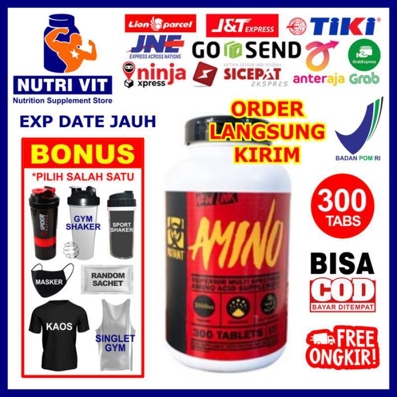 Promo Mutant Amino 300 Tabs Amino Mutant 300 Tablets Mutant Amino ...