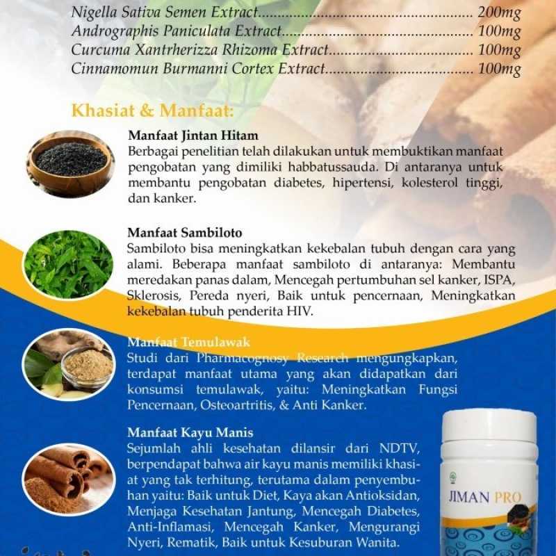 Jual Jiman Pro Kapsul Asli Originall Obat Diabetes, Hipertensi,stroke ...