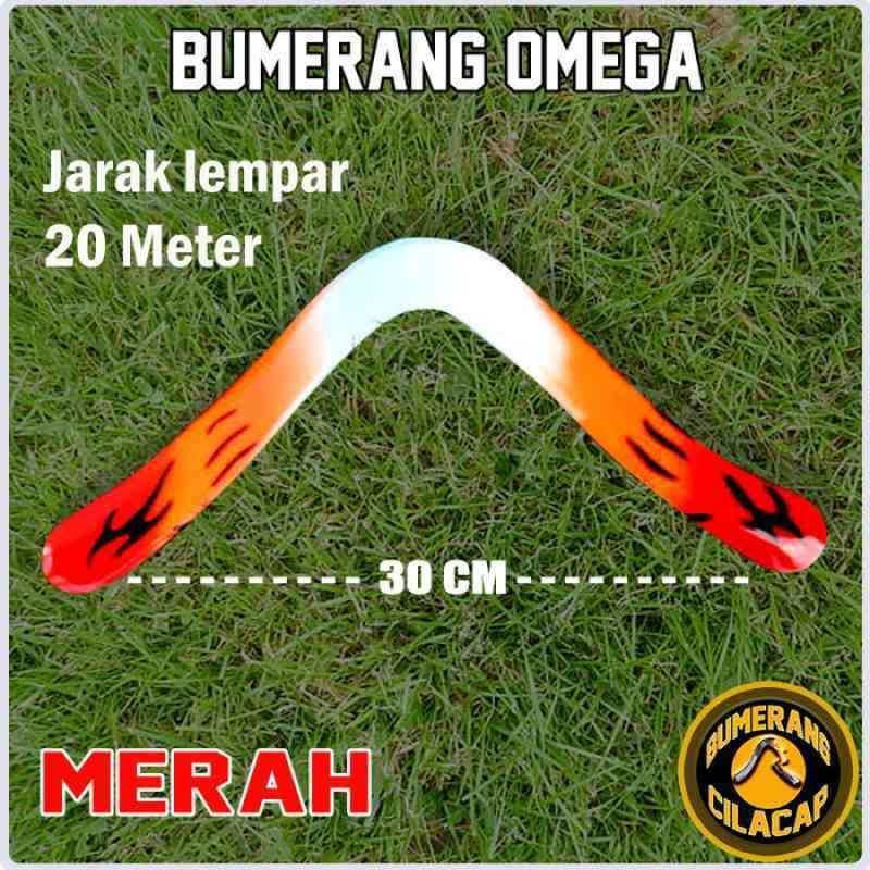 Promo Bumerang Outdoor Boomerang Omega Jarak 20 Meter - Merah Diskon 29 ...