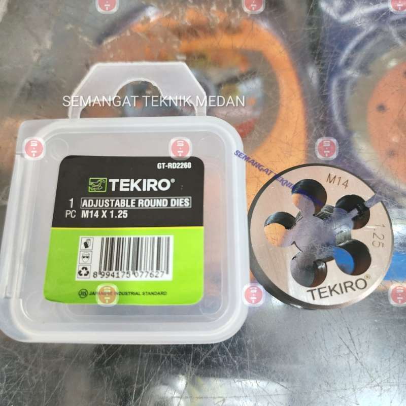 Jual Mata Senai Snai Snay Drat Dies Tekiro M14 M 14 X 1,25 1.25 1 , 25 ...