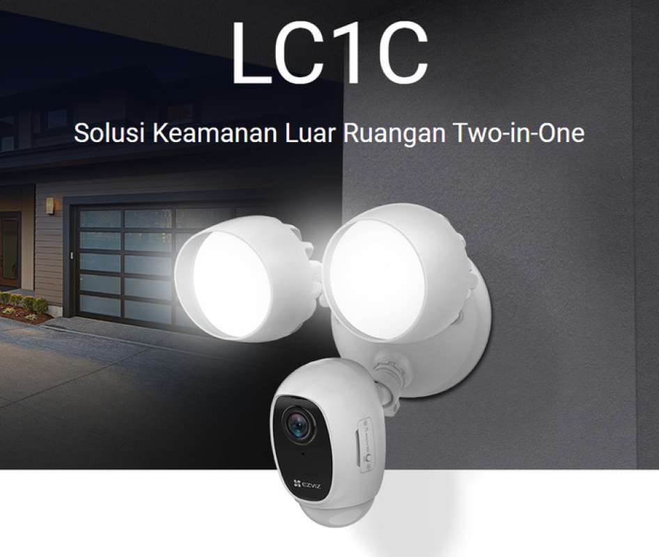 Promo Ezviz Lc1c - Smart Security Light Camera - Lampu Rumah Camera ...