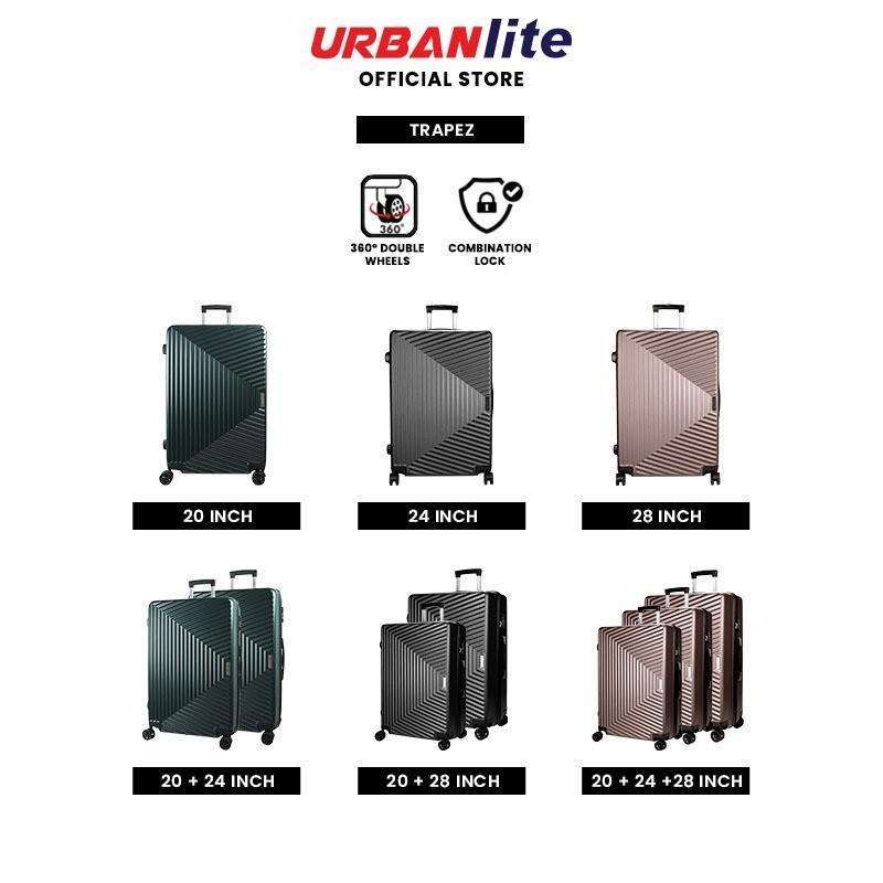 Promo Urbanlite Trapez (20 + 28) Abs Hard Case 8-wheels Spinner Luggage ...
