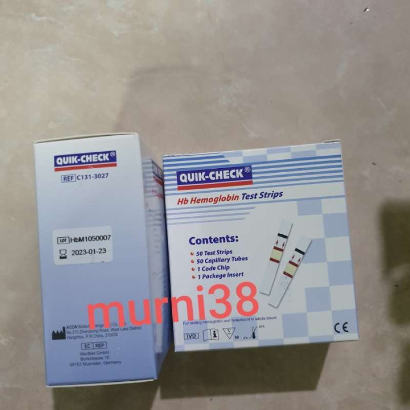 Promo Strips Hemogloblin Hb Quick Check Diskon 33% Di Seller Aninda ...