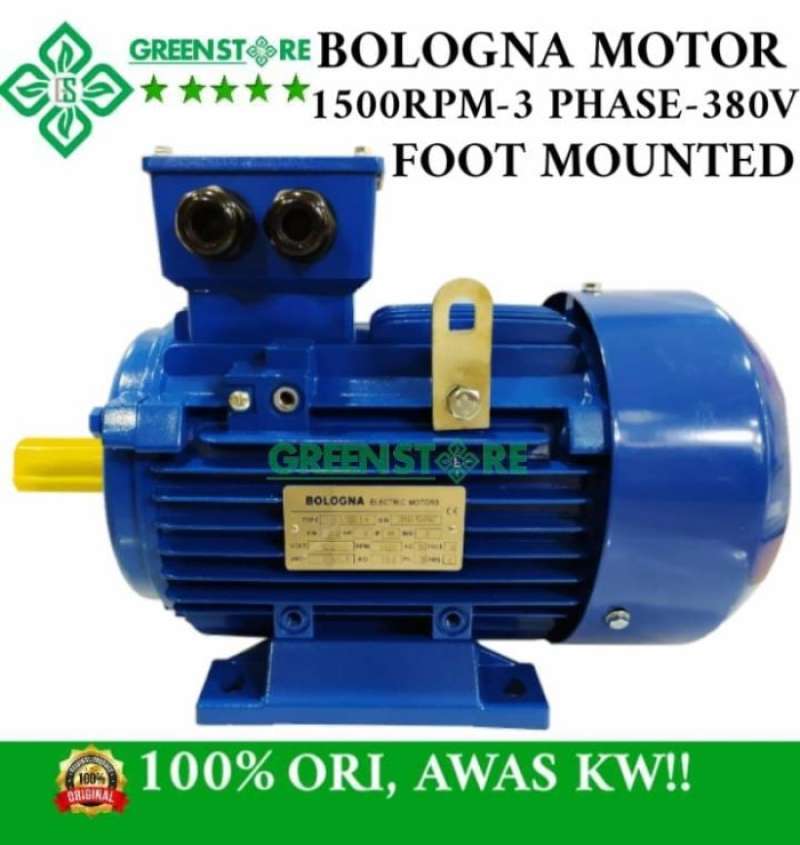 Promo Bologna 1hp/0.75kw/4pole/b3 Frame 80-4 Motor 3phase - Ready ...