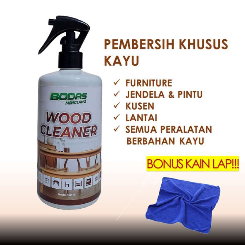 Promo Pembersih Dan Polish Kayu Bodas Wood Cleaner Polish Furniture ...