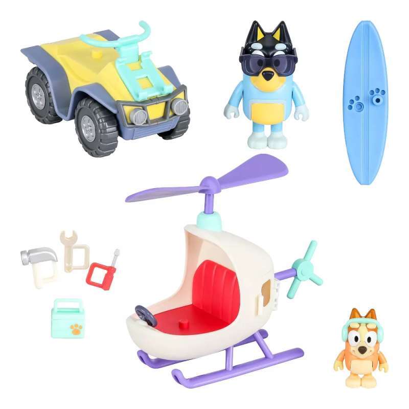 Jual Bluey Bingo's Helicopter Vehicle And Figure Di Seller Choeystore ...