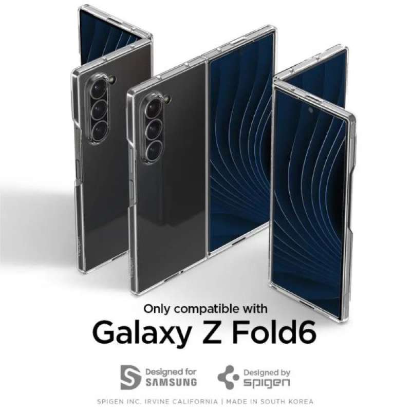 Jual Case Samsung Galaxy Z Fold 6 Spigen Air Skin Slim Thin Clear ...