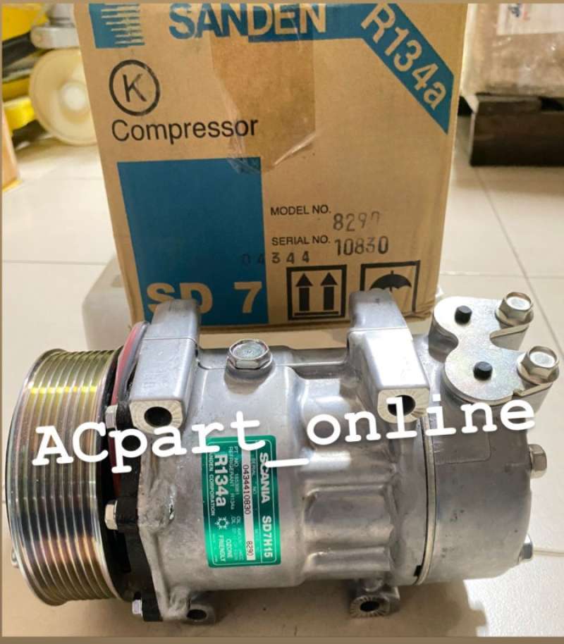 Promo Kompresor Compressor Scania 8pk Ori Sanden Asli Diskon 23% Di Seller Zuka Store - Kebon ...