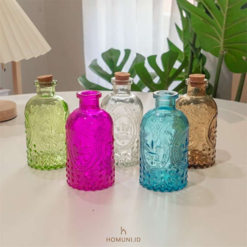 Jual Aesthetic Glass Bottle Vase/vintage Vas Bunga Botol Kaca Korea ...