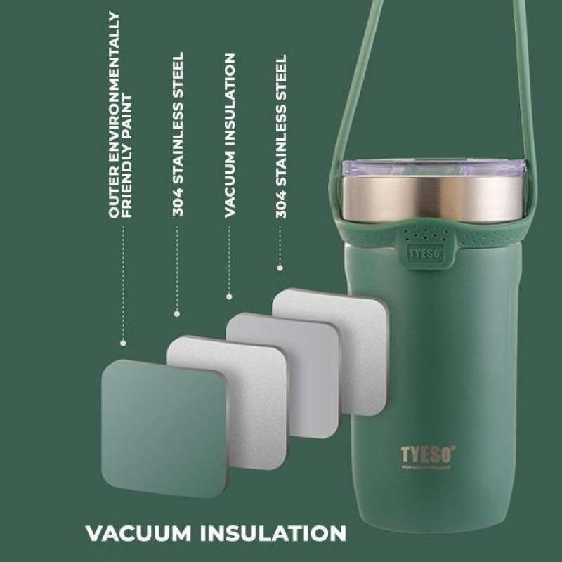 Promo Tyeso 710ml Tumbler Gelas Kopi Aesthetic Korea Coffee Cup Dengan ...